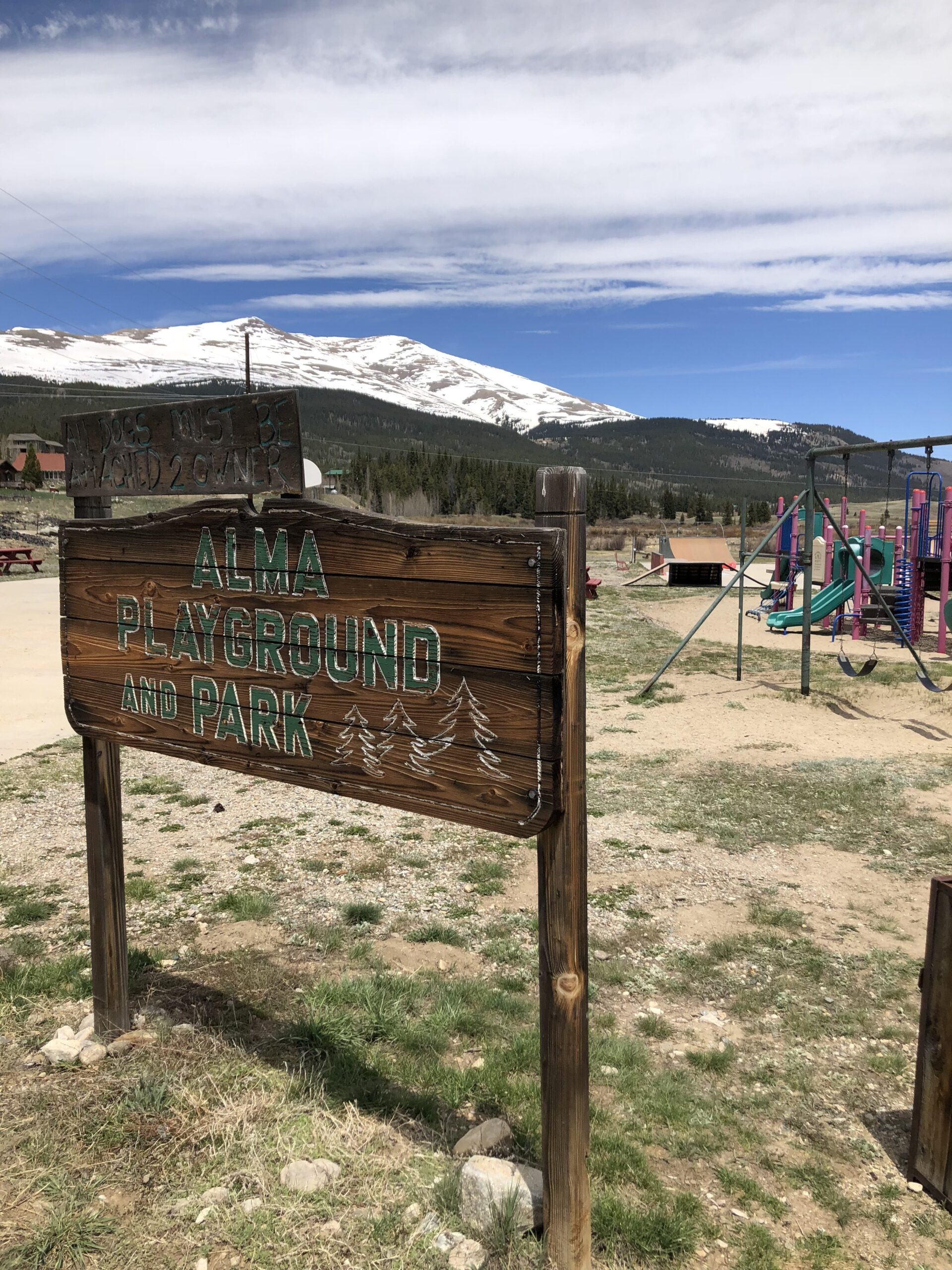 The HIGHEST town playground in North America! | Slides and Sunshine