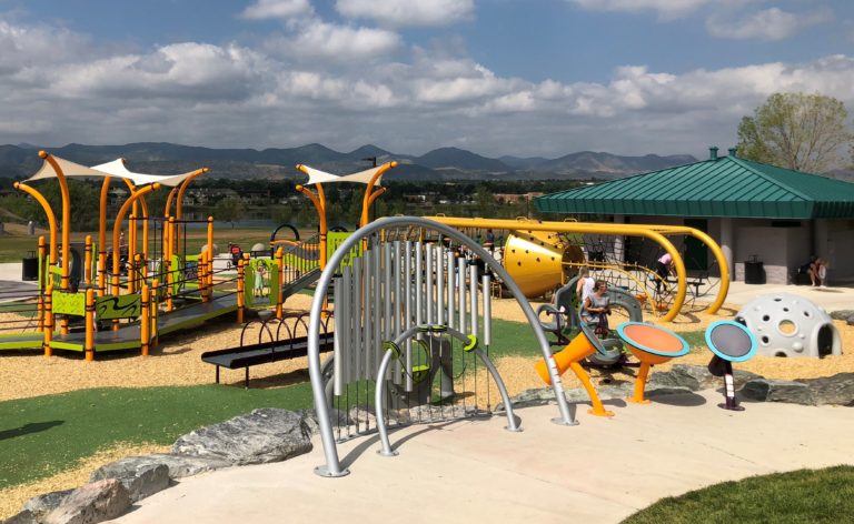 Writer's Vista Park in Littleton Colorado | Slides and Sunshine