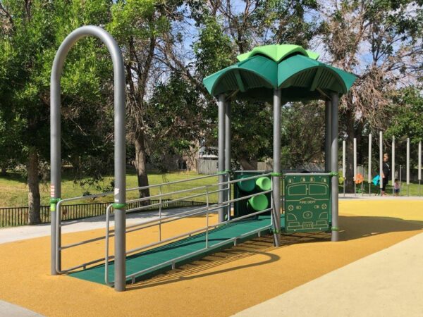 New Playground in Aurora at Hampden Run | Slides and Sunshine