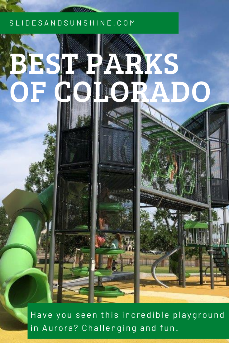 New Playground in Aurora at Hampden Run | Slides and Sunshine