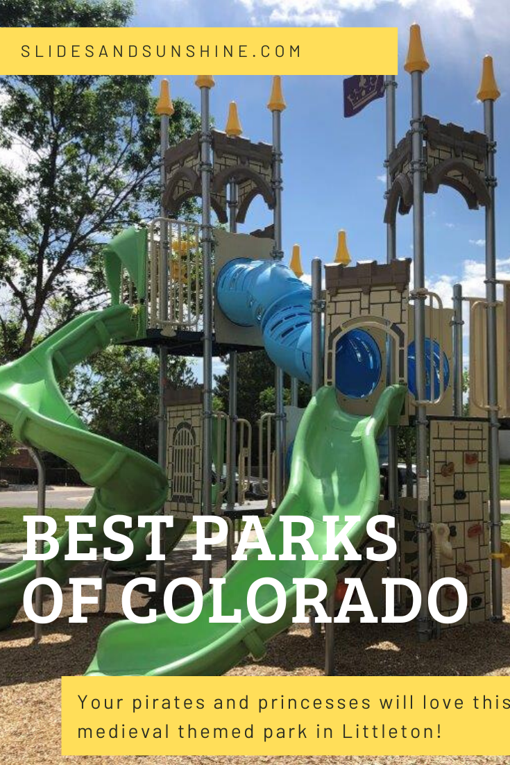 Chaucer Park Playground in Littleton Colorado | Slides and Sunshine