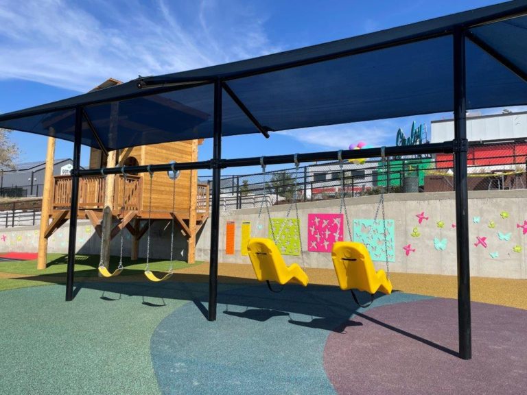LuBird's Light Inclusive Playground in Aurora CO | Slides and Sunshine